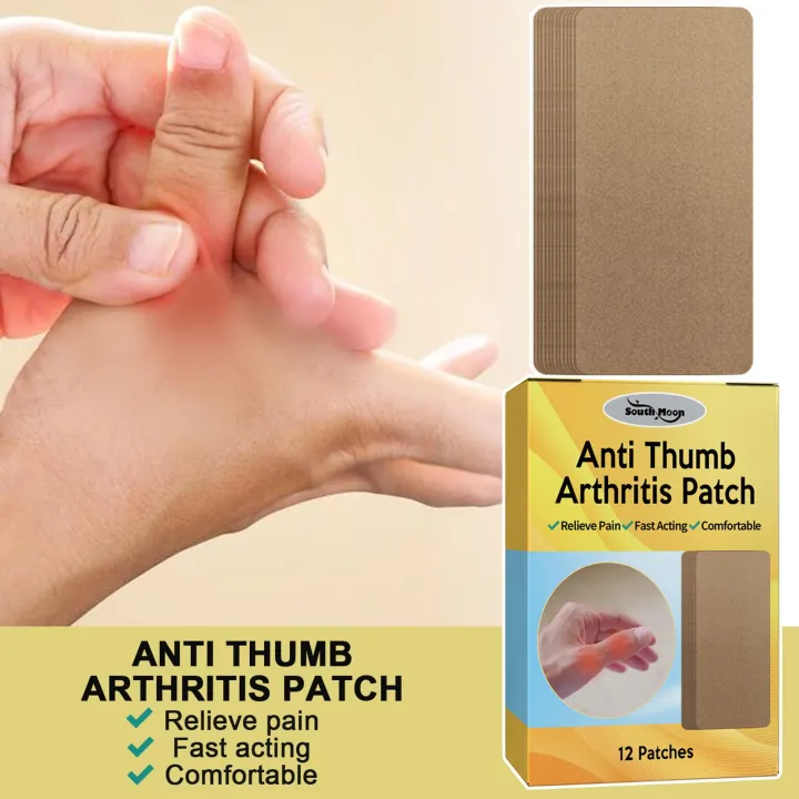 12pcs/box Anti Thumb Arthritis Patch Hand Wrist Tendon Sheath Patches ...