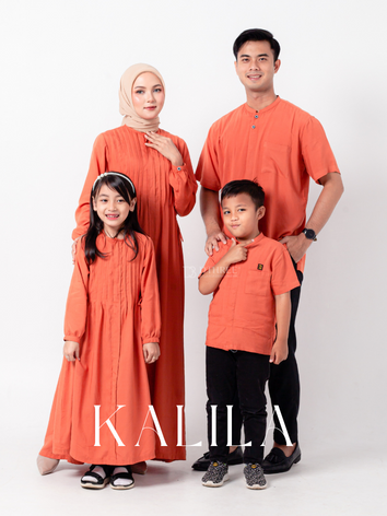 Dthree - Couple Keluarga Lebaran 2024 Kalila Series Terakota | Lazada Indonesia