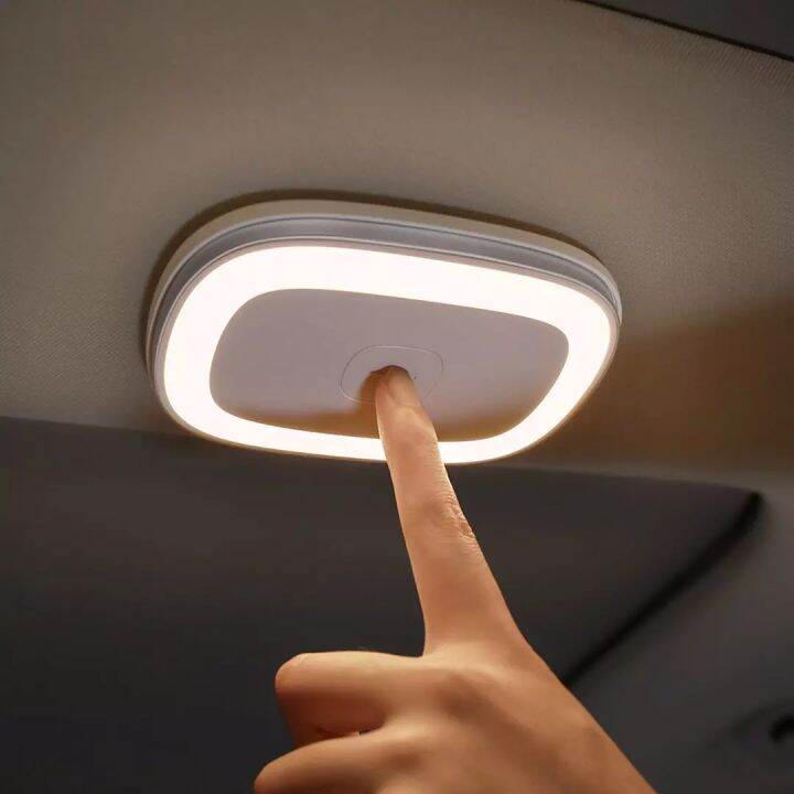 BASEUS Night Light Magnetic Base Rechargeable Battery Toughened Glass ...