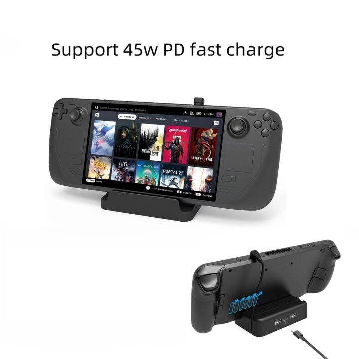 Game Console Charger Base For Steam Deck Portable Game Controller USB ...