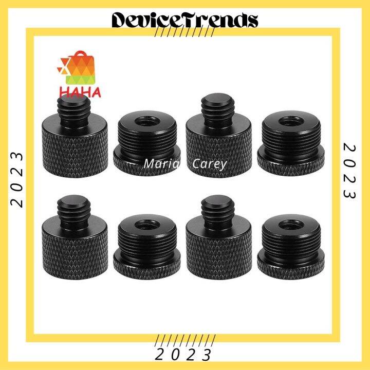 DeviceTrends 3/8 Female to 5/8 Male Mic Thread Set for Mic Stand Mount ...