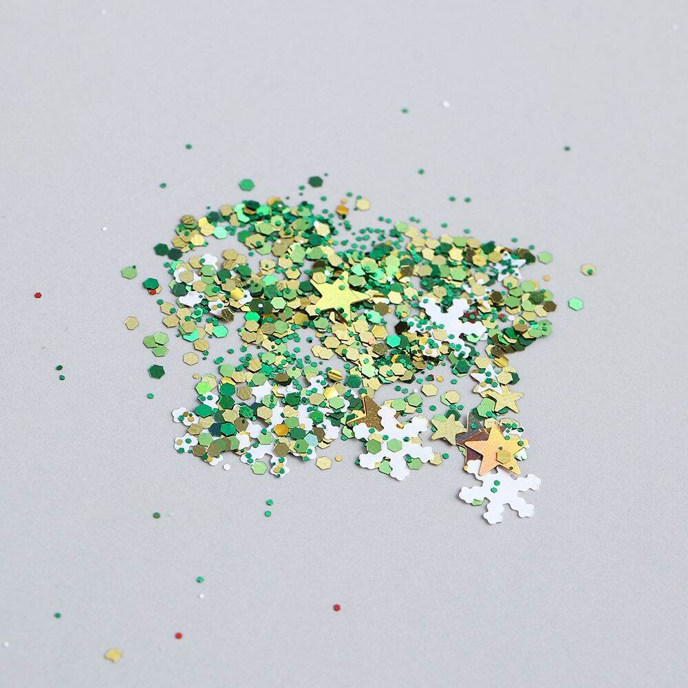 Y2K2 3D เล็บชุดทำเล็บมือชุดตกแต่งเล็บลายตารางเงาทรงเรขาคณิต12ช่องแวววาวเกล็ดเล็บเกล็ดหิมะเลื่อม ...