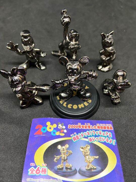 🔥 Metal Mickey Mouse Collection 6 New Vintage Metal Disney Figures Rare ...