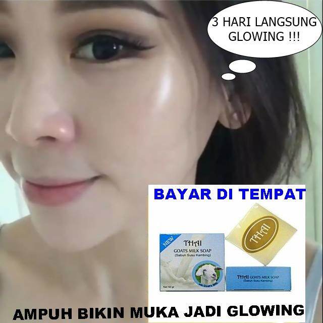 Sabun Glowing Thai Goats milik 50 grm/Sabun Susu Domba/Sabun wajah Thai ...