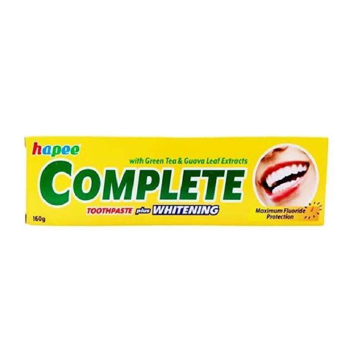 Hapee Complete Plus Whitening 160g | Lazada PH