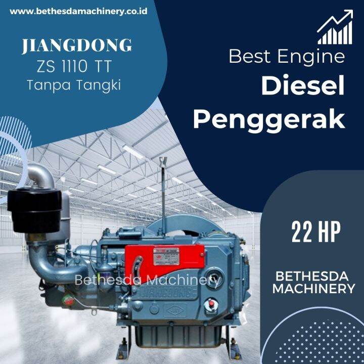 Penggerak mesin diesel 22 Hp Hopper JIANGDONG tanpa tanki | Lazada Indonesia