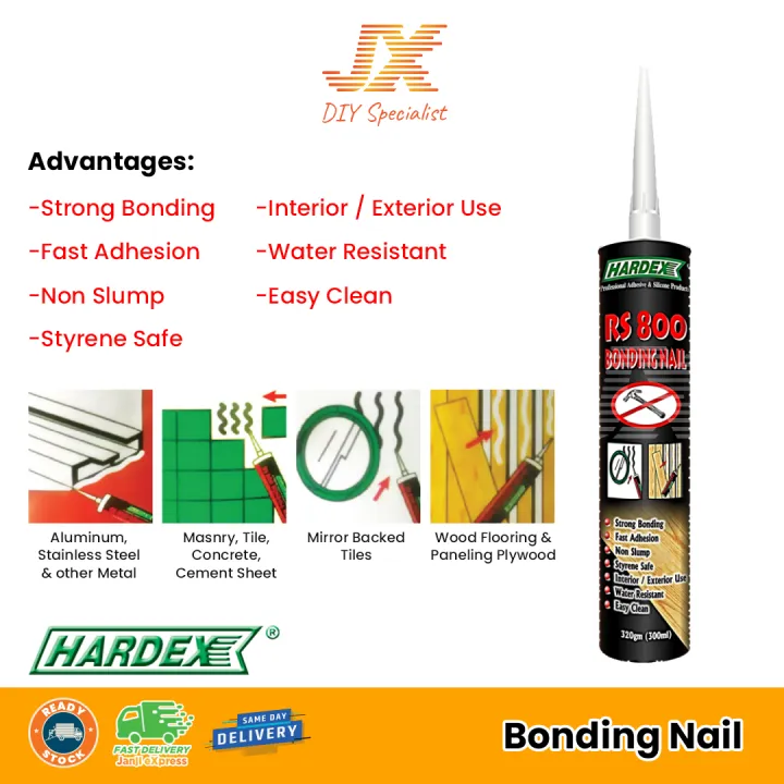 HARDEX RS-800 Construction Adhesive Bonding Nail | Lazada