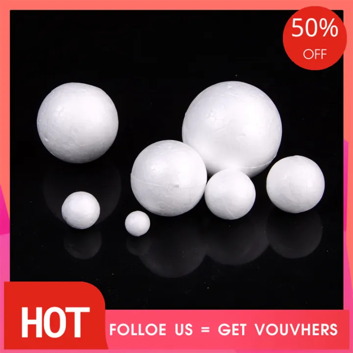 20 PCS 10-40mm Modelling Polystyrene Styrofoam Foam Ball | Lazada.co.th
