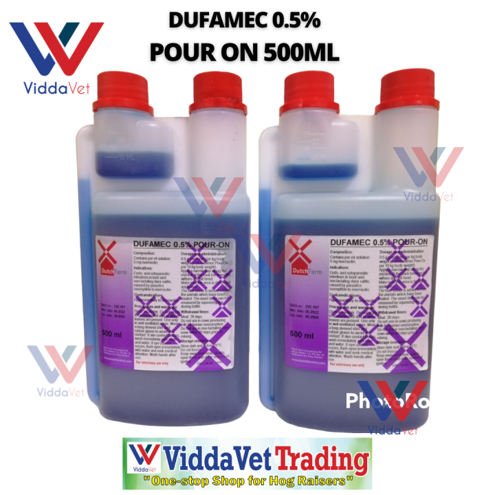 DAVSAIC PAMPURGA DUFAMEC 500ML 0.5% POUR ON pang purga sa kalabaw at ...