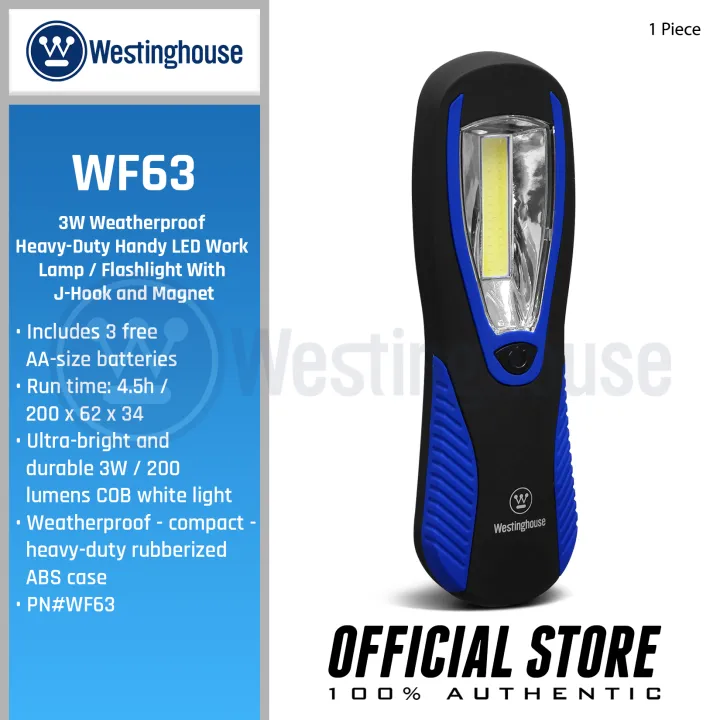 Westinghouse 3W Weatherproof Heavy-Duty Handy LED Work Lamp ...