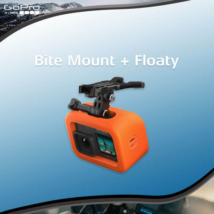 GoPro Bite Mount + Floaty HERO 10 Black Aksesoris HERO 9 Hitam | Lazada ...