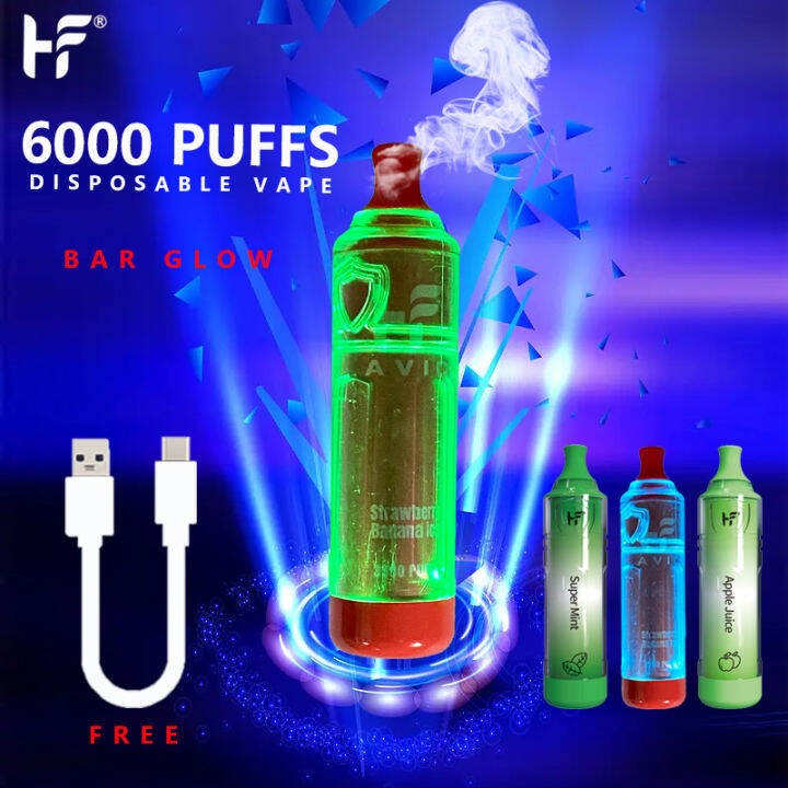 Disposable Pod 10000 Puffs Vaping Smoke Set 6000 Puffs 9000 ...