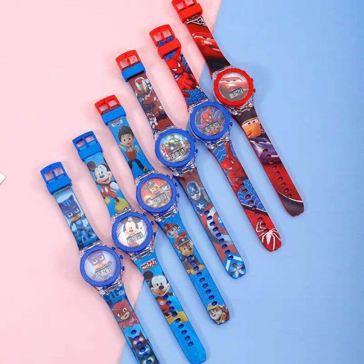 3D Cartoon Watches Fashion Baby Toys Projection Watch Kids Watch Toy ...