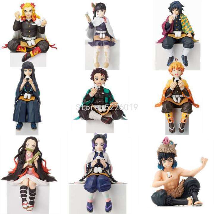 9 Styles Premium Chokonose Kimetsu no Yaiba Anime Figure Agatsuma ...