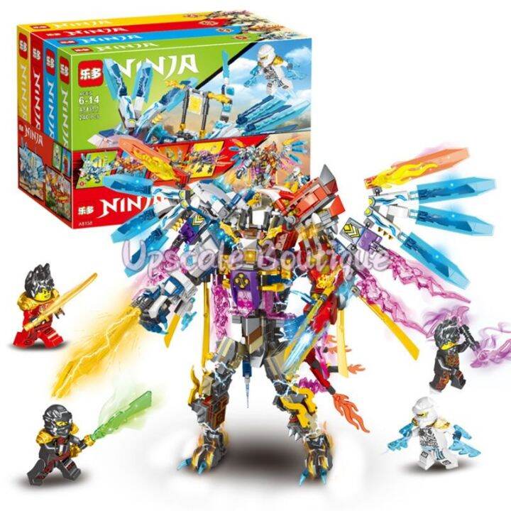 Ninjago Tyrannosaurus Charizard Water breathing Dragon Thunder Dragon ...