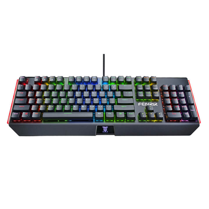 KEYBOARD (คีย์บอร์ด) NUBWO X27 FENRIR (SILVER) (NUBWO OPTICAL BLUE ...
