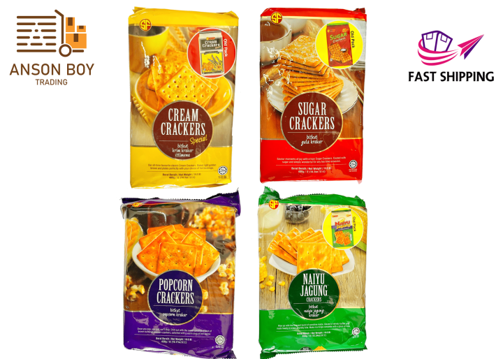 [READY STOCK] SHOON FATT SIGNATURE CREAM CRACKER / POPCORN CRACKER ...