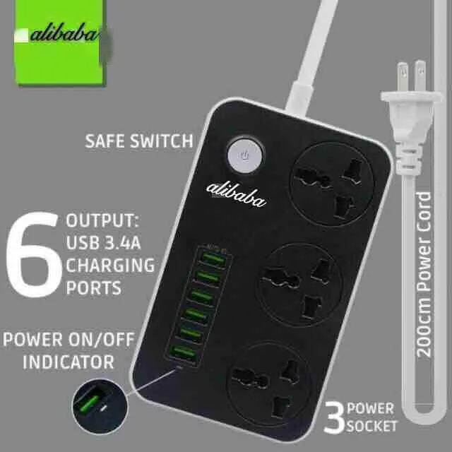 100% Original Bavin SC3604 6 USB 3 POWER SOCKET | Lazada PH