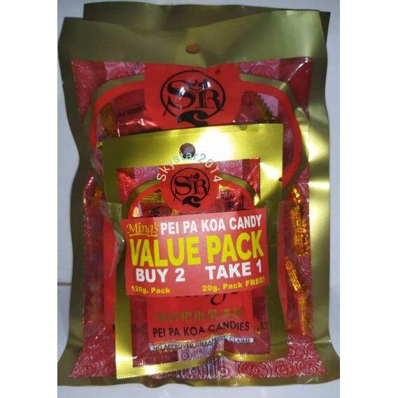 gummy candies Mings Pei Pa Koa Candy Buy 2 (120g) Take 1 (20g) | Lazada PH