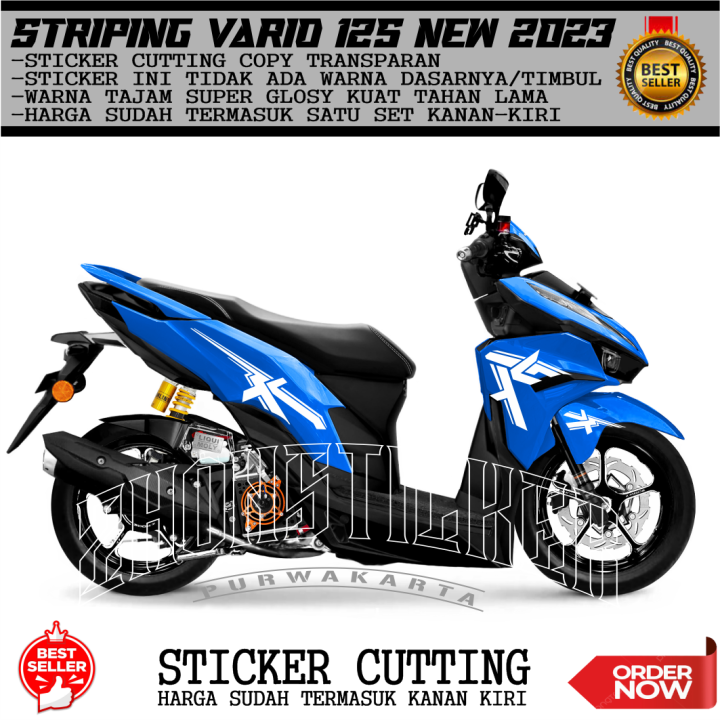 STICKER CUTTING VARIO GEN 2 VARIO 125 2023 VARIASI POLET BODI MOTOR HONDA SIMPLE GRAFIS | Lazada ...