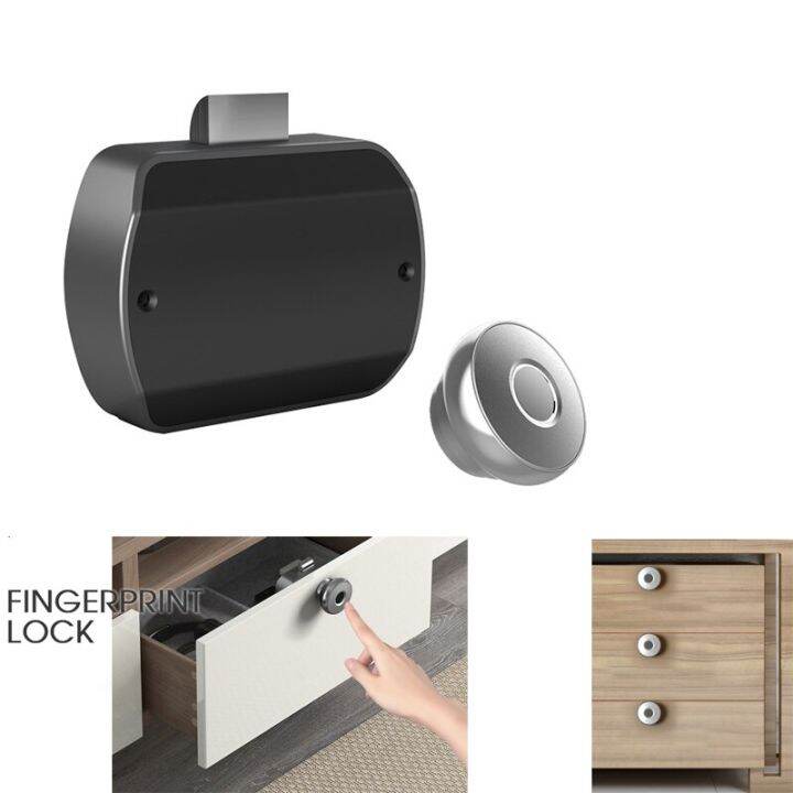 Drawer Intelligent Fingerprint Locks Cabinet Locker Finger Print ...