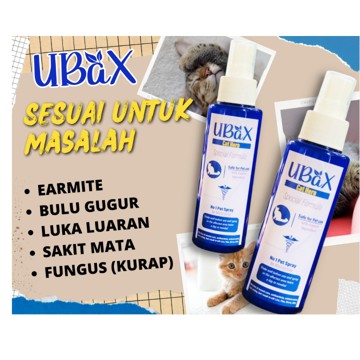 Ubax Ubat Kutu Kucing Ubat Kurap Kucing Ubat Selsema Kucing Luka Hama ...