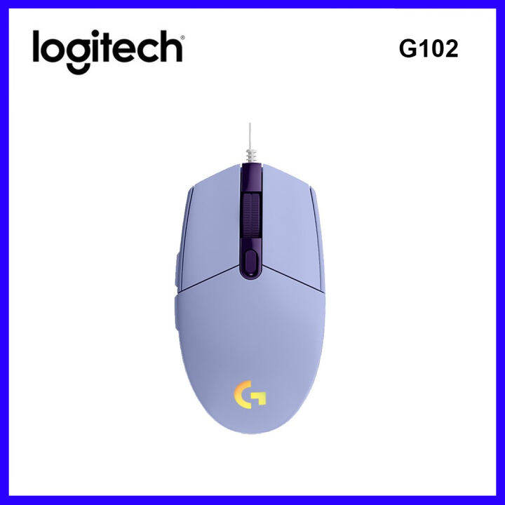 Original Logitech G102 Generation II LIGHTSYNC RGB Glowing Wired Gaming Mouse for PC Laptop ...