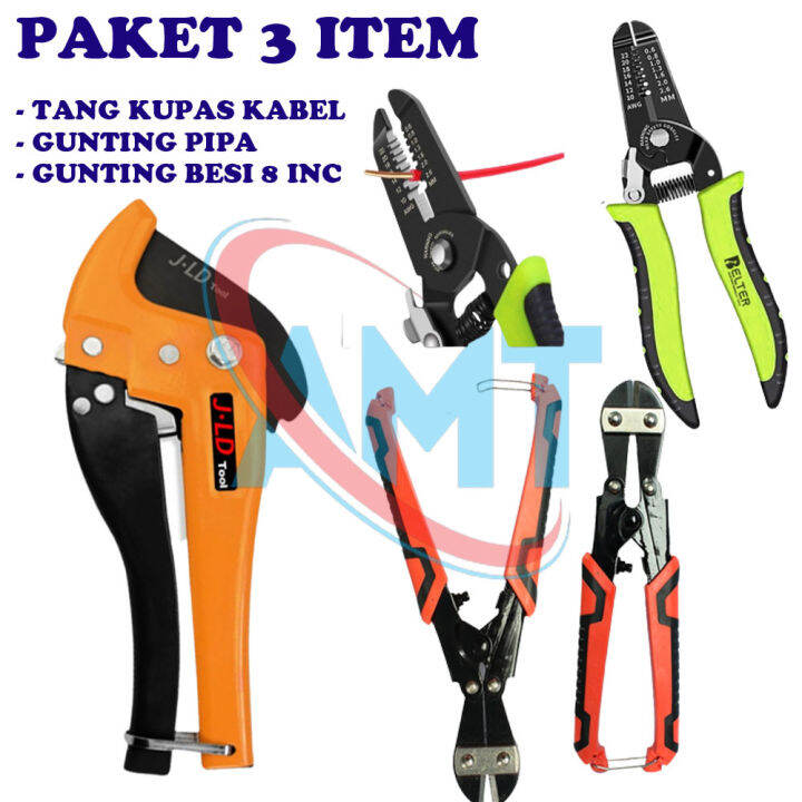 PROMO PAKET Gunting Pipa PVC / Alat Potong Pipa 5/8" 42mm - Gunting ...