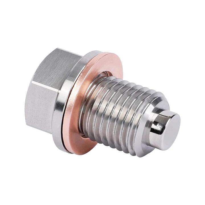 figatia Magnetic Oil Drain Plug M12x1.5 Anti Leak Sump Drain Nut for ...