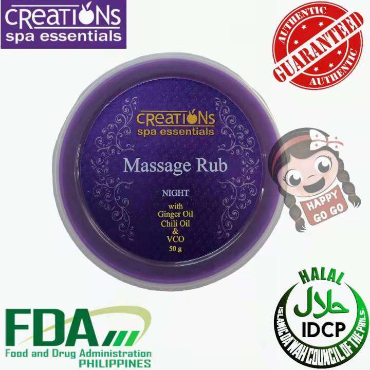 HAPPY GOGO 100% Original Creations Spa Essentials Pain Relief Rub ...