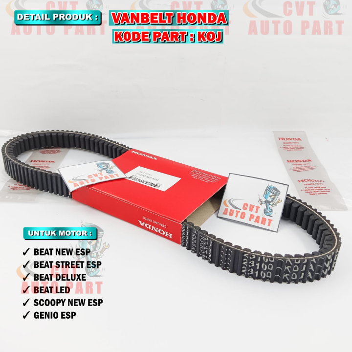 Vanbelt Honda Genio,Beat New Esp,Beat Street Esp,Beat Deluxe, Scoopy ...