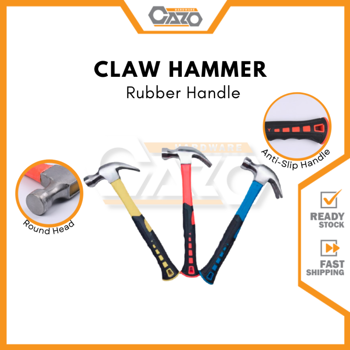 Claw Hammer Rubber Handle Tukul Besi Tukul Kayu Tukul Paku Tukul Kuku ...
