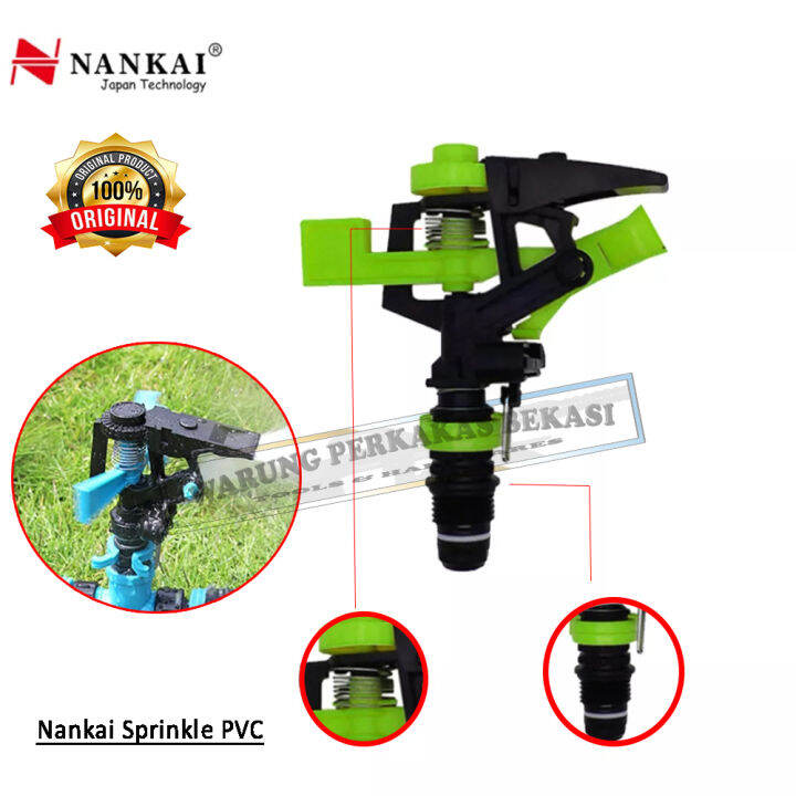 JASON Sprinkel Taman PVC 3 Cabang Semprotan Kran Air Kebun Halaman ...