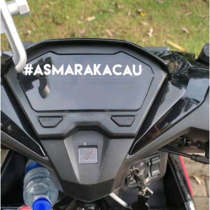 Stiker Motor Keren ASMARAKACAU Viral Cutting Aksesoris Variasi Sticker ...