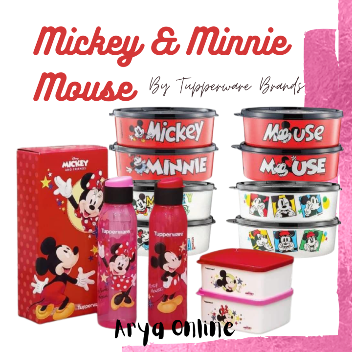 MIckey and Minnie Mouse Tupperware Collection For Kids | Lazada