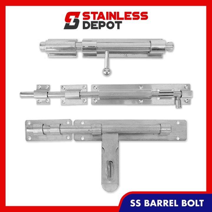 ready stock Stainless Barrel Bolt Stainless Lock Stainless Gate Lock ...