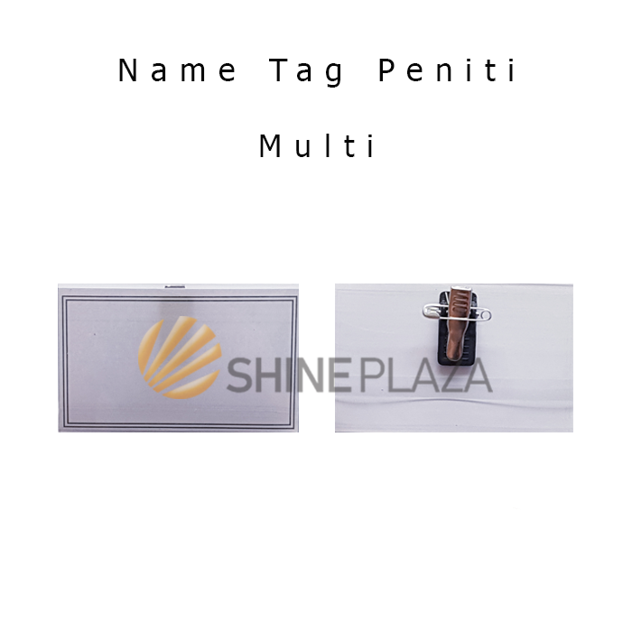 Name Tag Tanda Pengenal Gantungan Kartu Nama ID Card Peniti Multi ...
