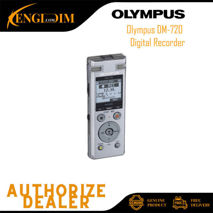 Olympus DM-720 Digital Recorder (Silver)Olympus Malaysia | Lazada