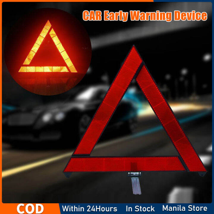 Car Early Warning Device Triangle Emergency Warning Sign Safety ...