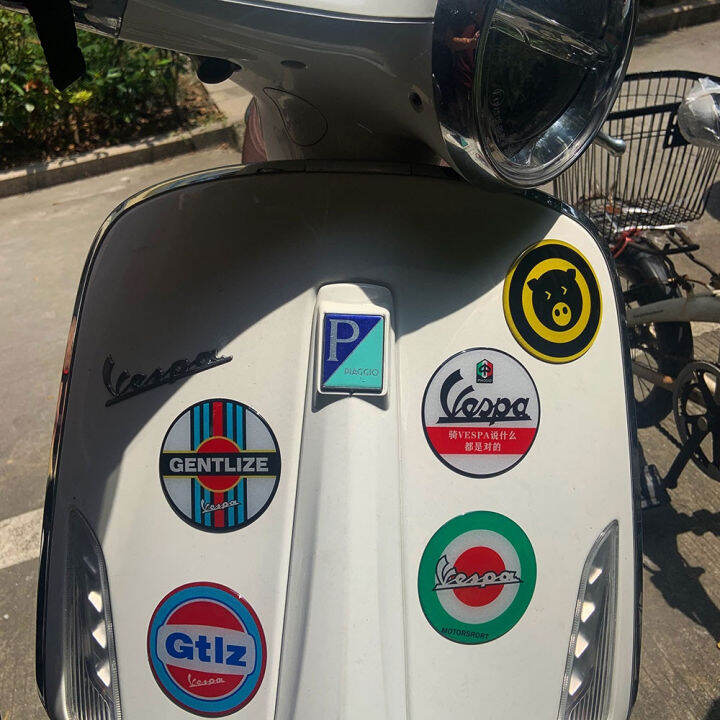 ZiiMuRcc Vespa Piaggio Magnetic Sticker Motor Decal Classic for GTS 300 ...