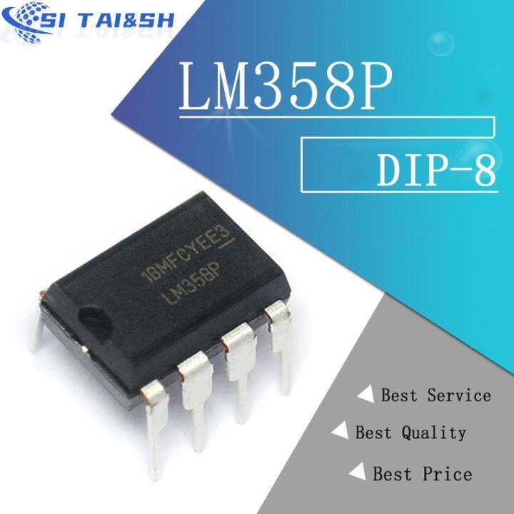 10pcs LM358 LM358P DIP-8 Operational Amplifiers - Op Amps Dual Op Amp ...