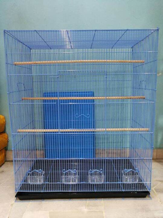 Rectangular Metal Bird Cage Large (90cm x 76cm x 45cm) [D611] | Lazada