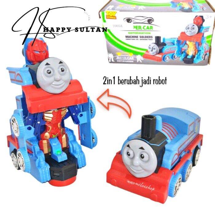 Mainan Robot Thomas Train Kereta Thomas Robot Kereta Api Jadi Robot ...
