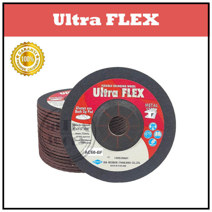 ULTRAFLEX AC60-BF Batu Flexible / Batu Gerinda Fleksibel Potong Poles ...