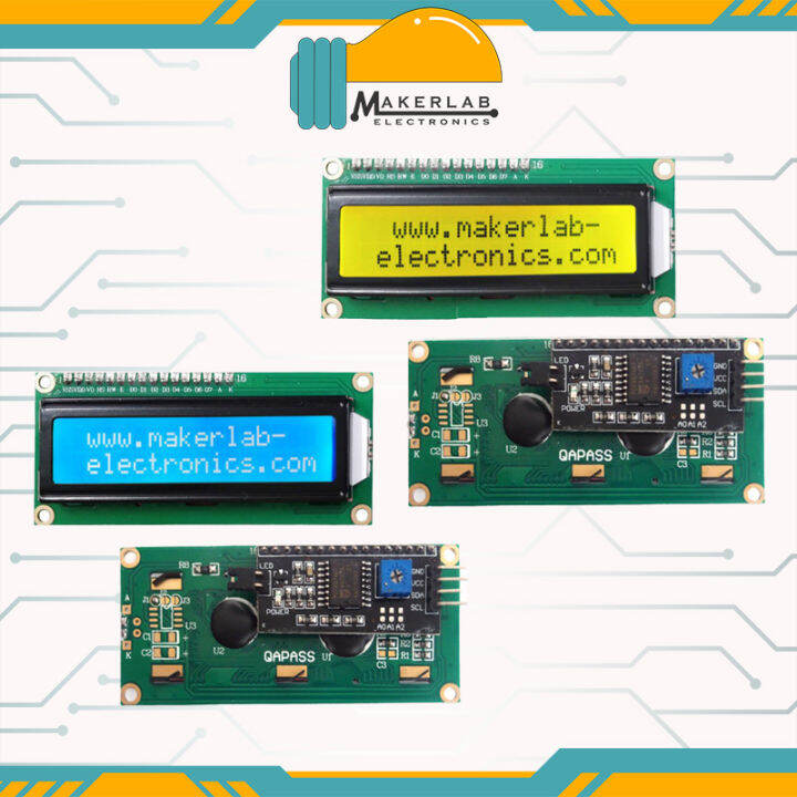 1602 16x2 Character LCD Module Display HD44780 with I2C | Lazada PH