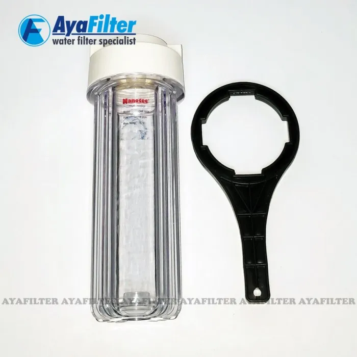 Housing Filter Ukuran 10″ Warna Bening 1/4" (merek nanotek ) | Lazada ...