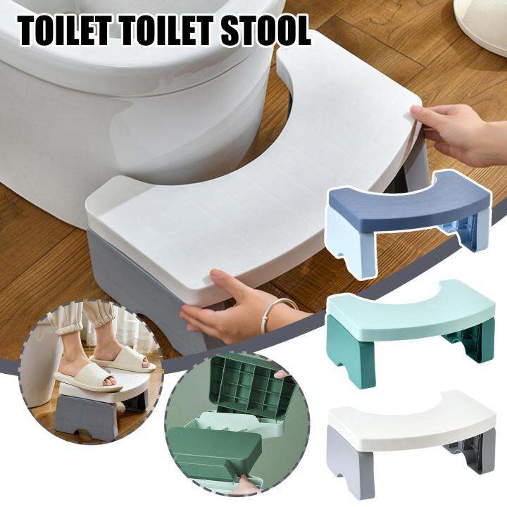 Collapsible Toilet Squatty Step Stool Child Chair Foot Seat Rest ...