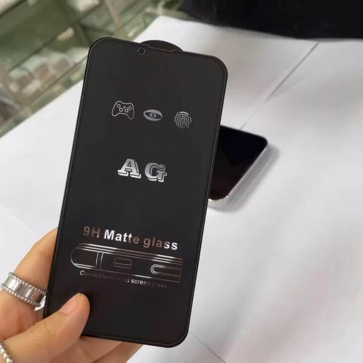 Tempered Glass Black Matte Anti Minyak Xiaomi Poco M3 Pro M5s M5 M4 Pro