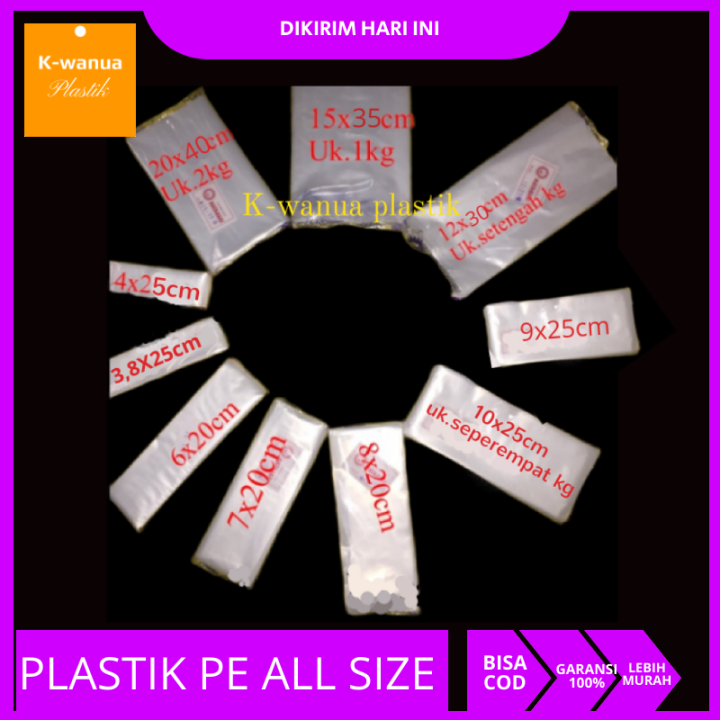 Plastik PE plastik es, plastik gula, plastik minyak, plastik terigu, plastik sambal plastik ...