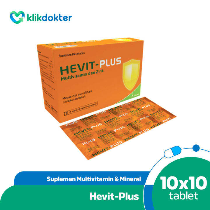 Hevit Plus 100tablet - Multivitamin & Zinc | Lazada Indonesia